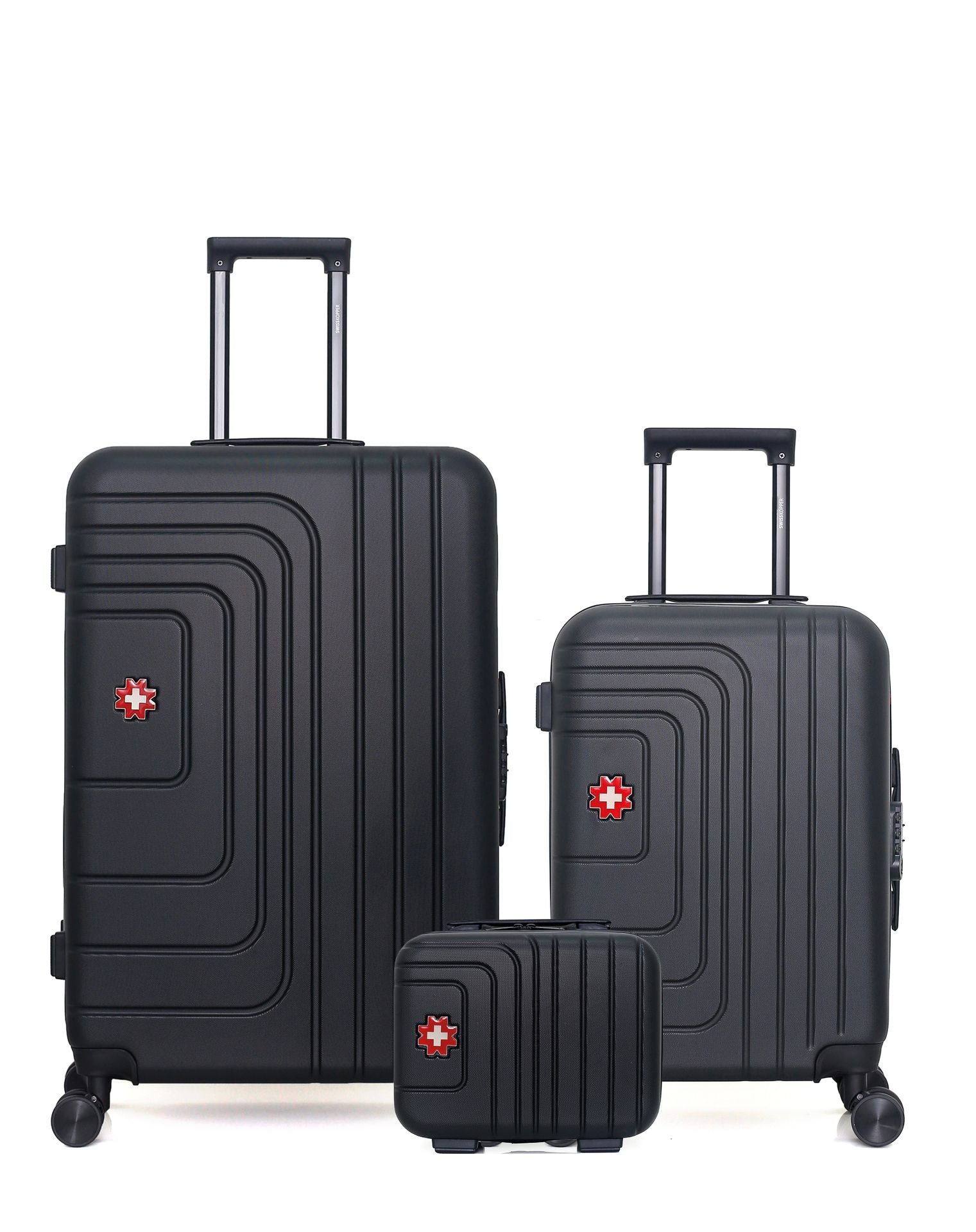 SWISS KOPPER - LOT DE 3 - Valises grand format, cabine et vanity RUTI